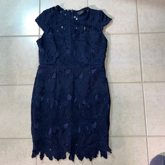 AX Paris | Dresses | Beautiful Ax Paris Us Deep Blue Flower Crochet ...
